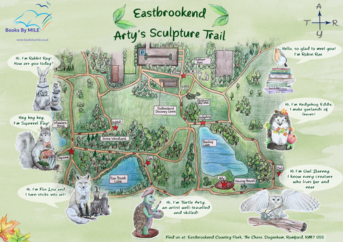 Arty's Sculpture Trail Map | Books By MILE