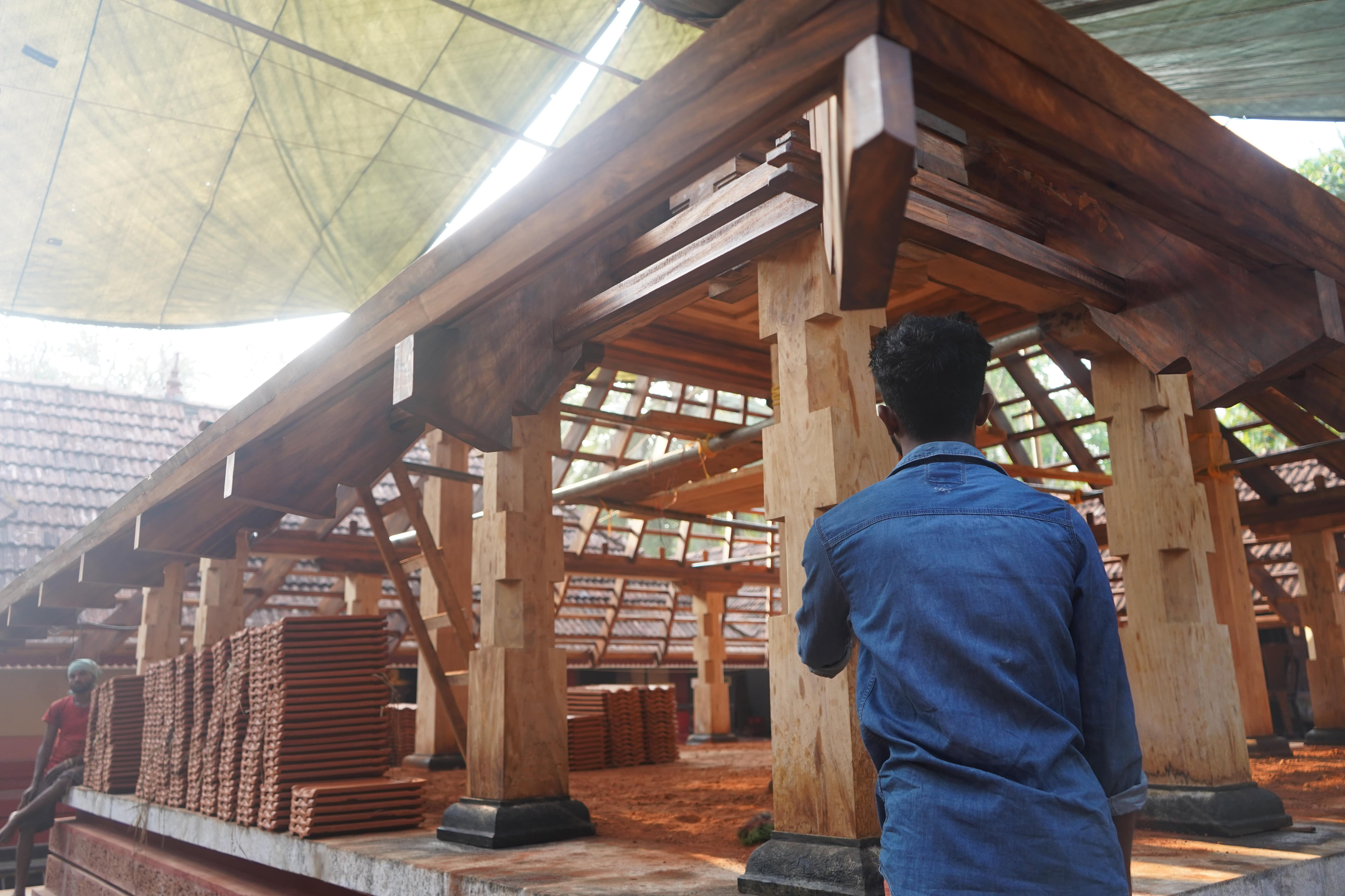 Conserving an ancient temple Mandapam