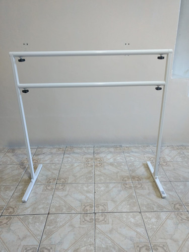 Barra Small Dupla de Aço Altura Fixa de 80cm e 1m | barraballet