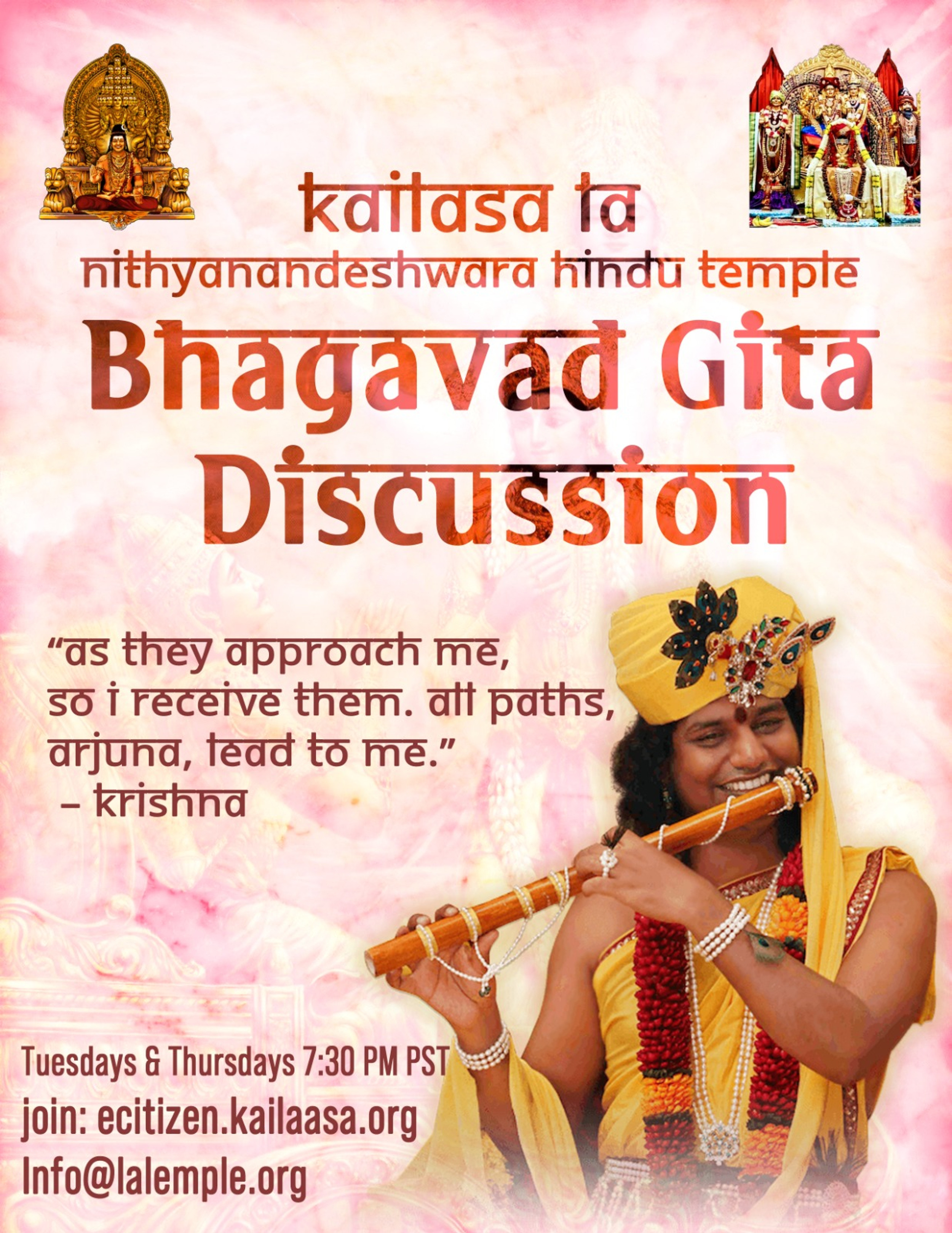 Free Bhagavad Gita class and discussion Free Bhagavad Gita class and discussion