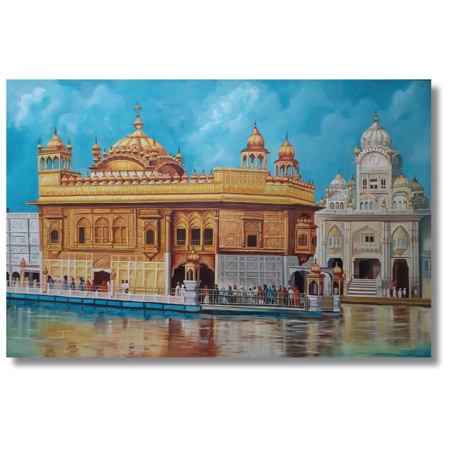 Golden Temple Paintings | I Am An Artist India