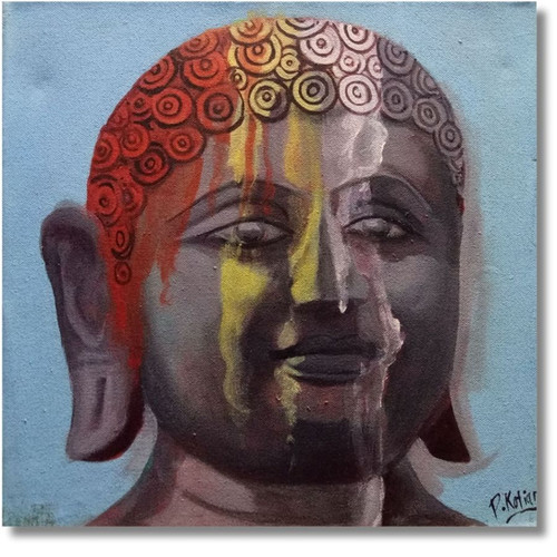 Bahubali Acrylic Painting on Canvas For Living Room Buy Online From ...