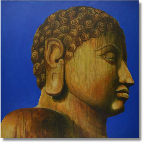 Gomateshwara Bahubali Painting on Canvas for Living Room Shop Online ...