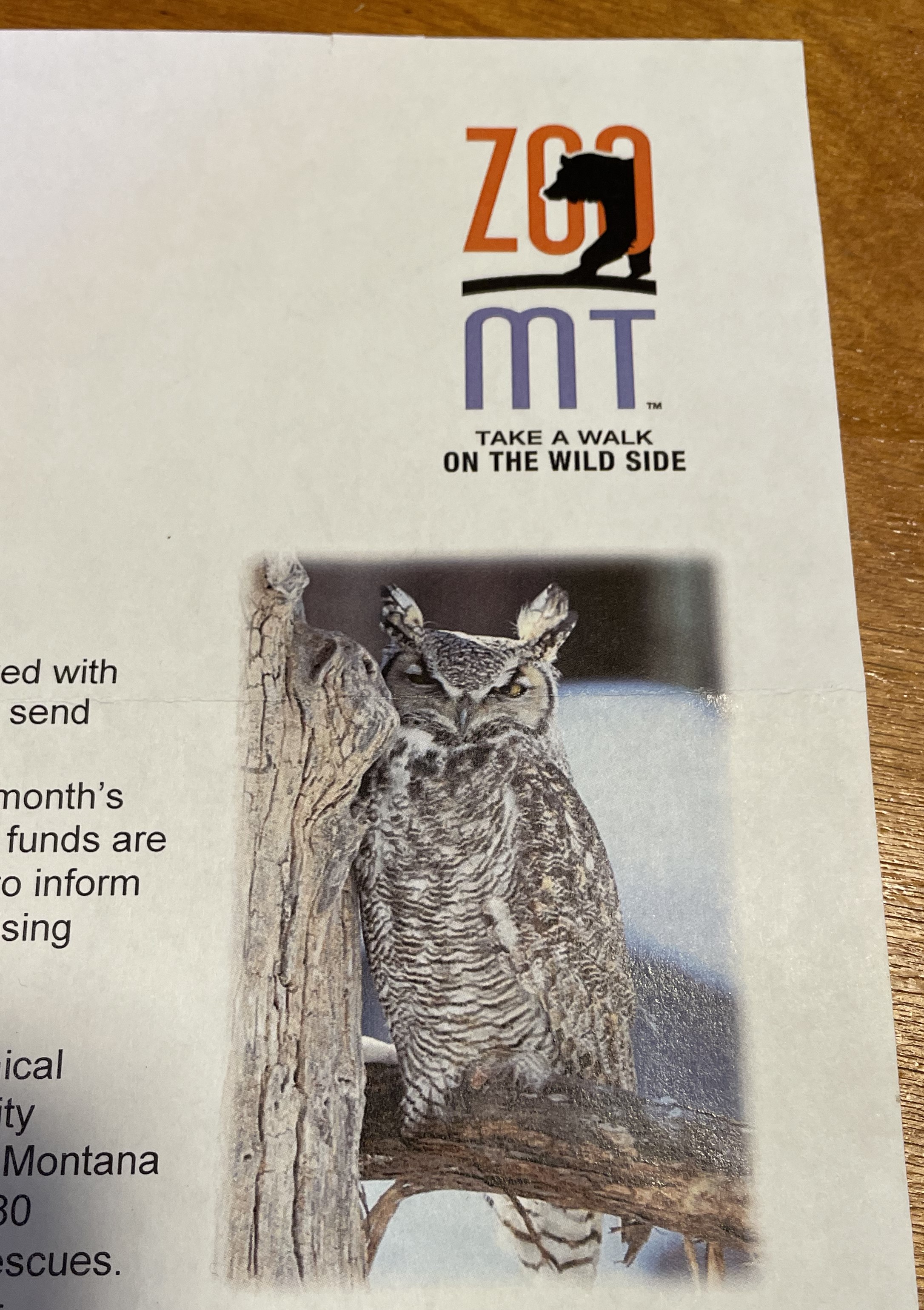 ORI receives donation from ZooMontana's 'Quarters for Conservation'