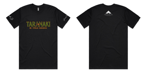 Taranaki Iwi Classic Tee Black | Game Changer NZ