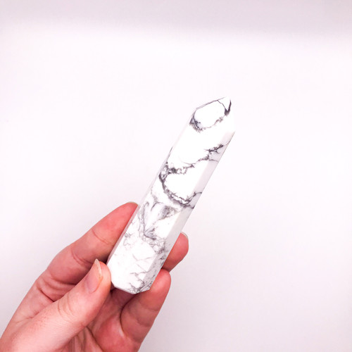 Howlite Tower | Rock & Gemstone Shop