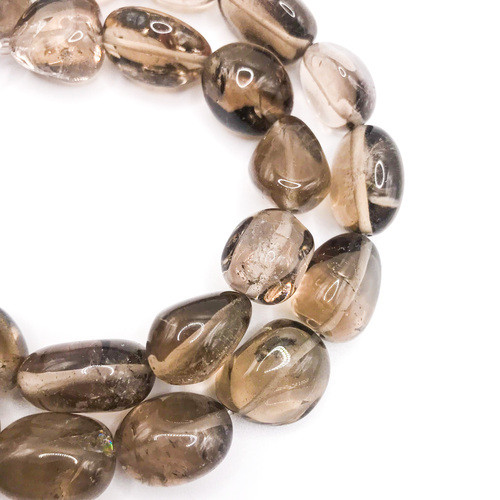 16" Smoky Quartz Bead Strand | Rock & Gemstone Shop