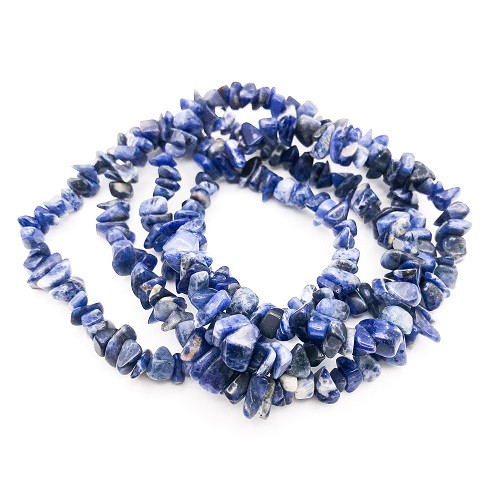 36" Sodalite Chip Strand | Rock & Gemstone Shop