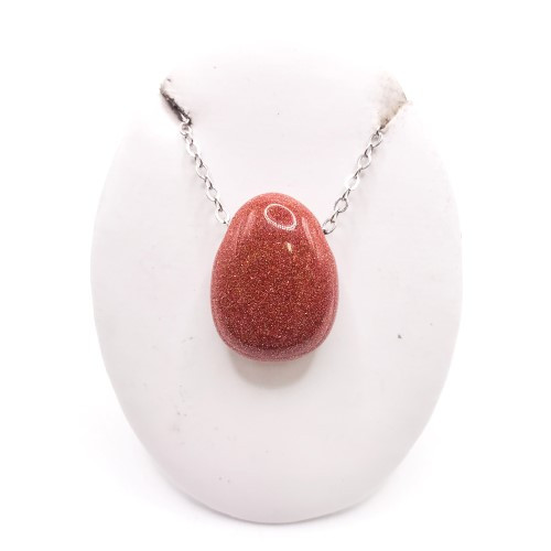 Brown Goldstone Pendant Necklace | Rock & Gemstone Shop