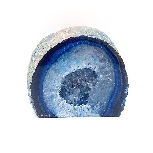Large Agate Geode - Blue | Rock & Gemstone Shop