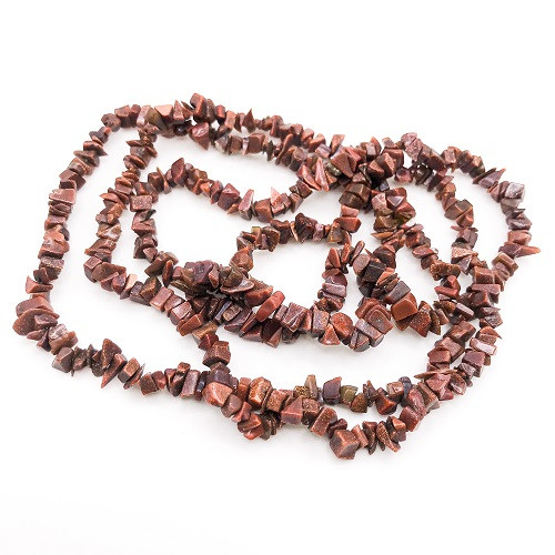 36" Brown Goldstone Chip Strand | Rock & Gemstone Shop
