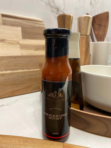 Jerk Black Garlic Ketchup | The Fine Jamaican S