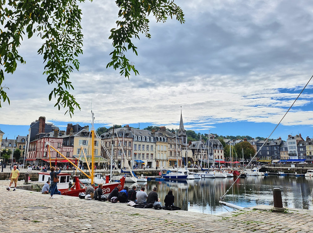 A Tapestry of Life and Light at the Port of Honfleur, the Home of the ...