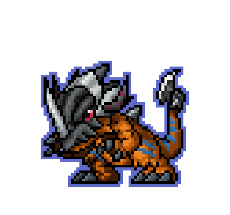 Greymon O - VB Sprite Sheet | Dragonrod Sprites