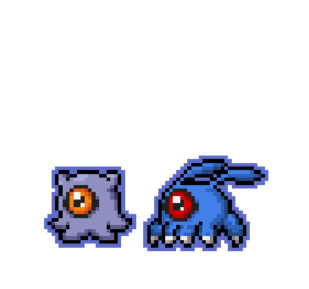 Kuramon & Tsumemon - VB Sprite Sheet | Dragonrod Sprites