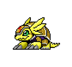 DragonRod Art | Fan made Digimon pixel art