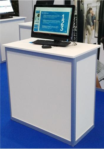 1 Meter EXPO Disk m. lås / 1 Meter EXPO counter w. lock | cphlounge