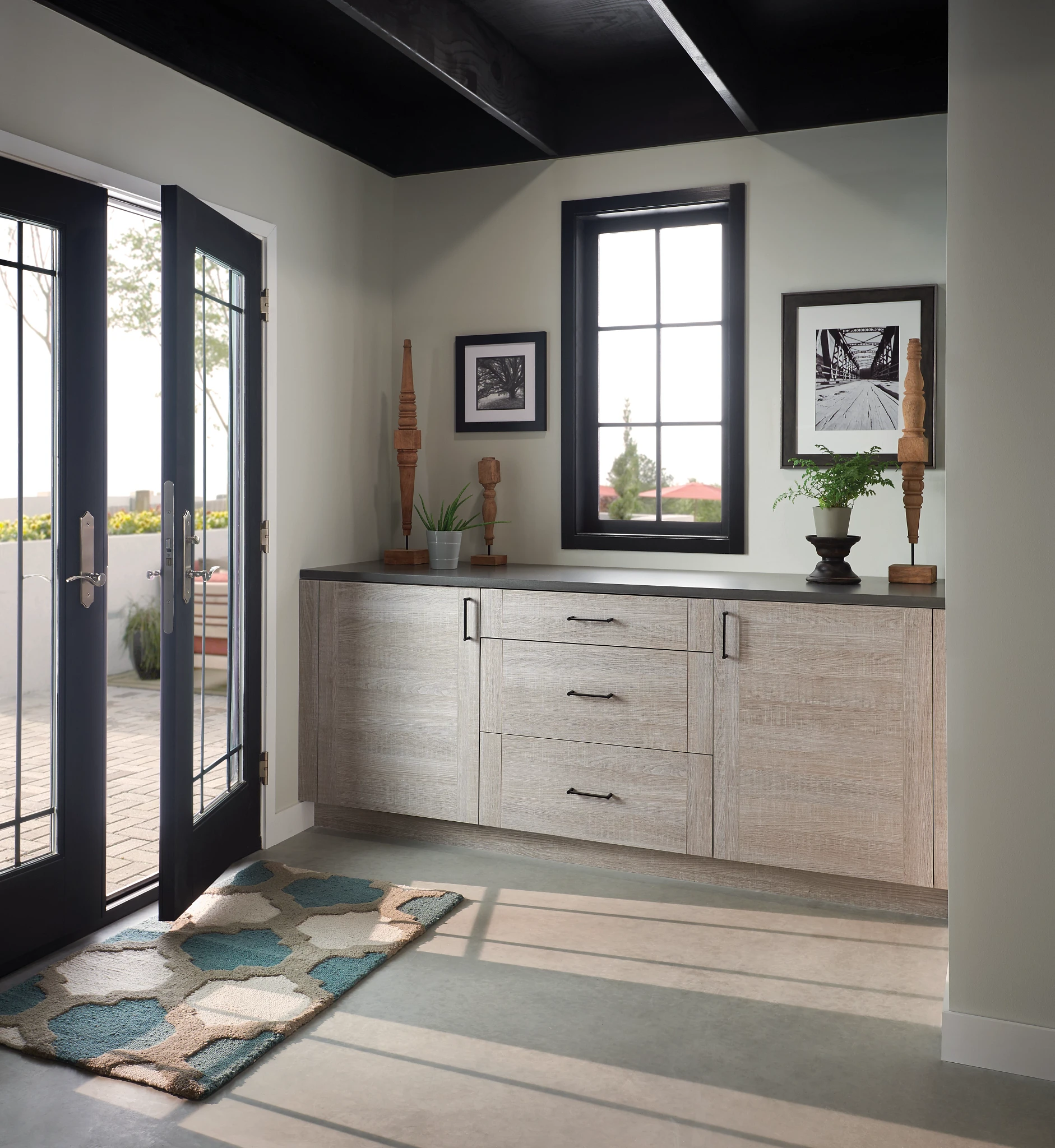 UltraCraft Acrilux II Linear Bronze II Cabinets | Alba Kitchen