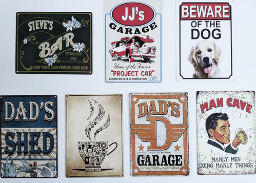 Metal Signage | The Wee Print Shed