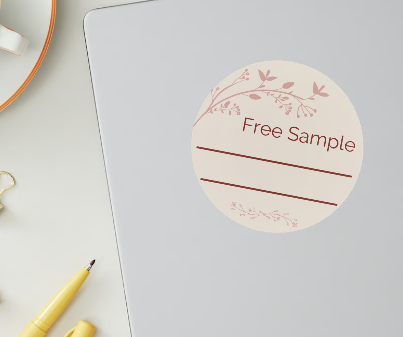 Round Sample Stickers | The Wee Print Shed
