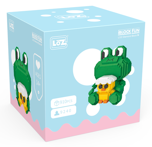 Green Frog (9240)-LOZ Mini Blocks | Mak Collection