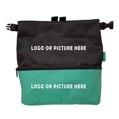 Green custom logo bucket | Blitz chalk