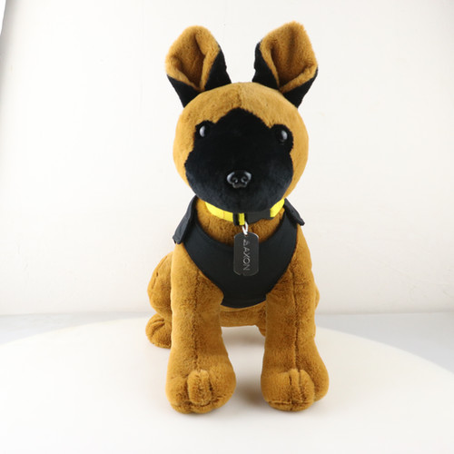 Custom K9 Plush , Custom-Made Mascot for Axon 2024 | Best Plush, Inc
