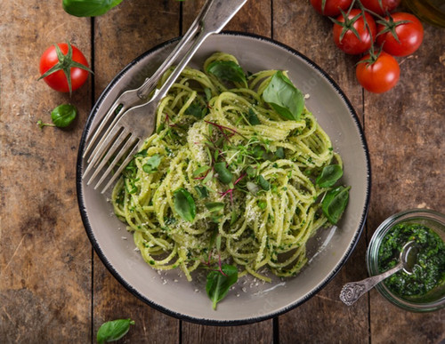Spinach Angel Hair | Lucidos Pasta