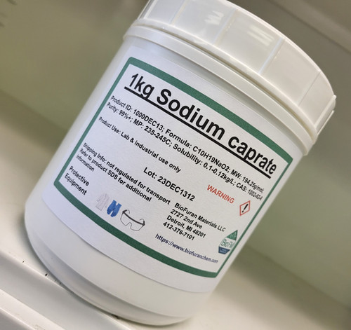 Sodium caprate (sodium decanoate) | BioFuran Materials