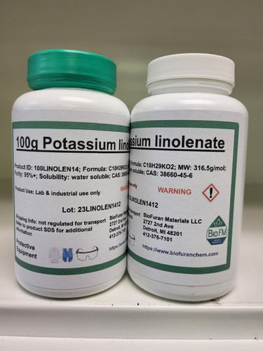 Potassium linolenate, CAS 38660-45-6 | BioFuran Materials