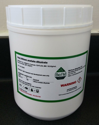Lithium acetate dihydrate | BioFuran Materials