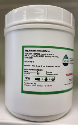 Potassium acetate, CAS 127-08-2 | BioFuran Materials