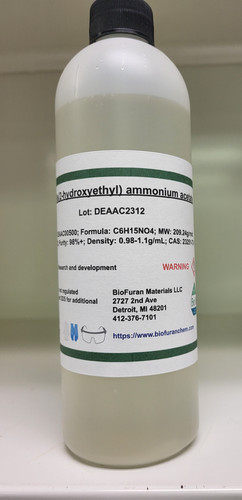 Bis(2-hydroxyethyl)ammonium acetate | BioFuran Materials