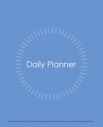 Adult 360 Thinking Daily Planner | CognitiveConnections