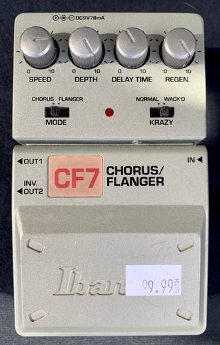 Used Ibanez CF7 Chorus/Flanger | Guitar Galactica