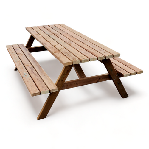 Table de Picnic en Bois Traité 2x4 | MJB | Mobilier Bosk