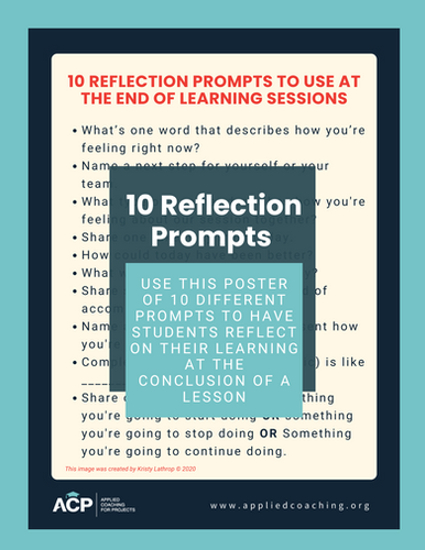 10 Reflection Prompts | Applied Coaching