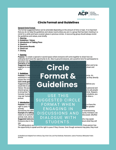 Circle Format & Guidelines | Applied Coaching