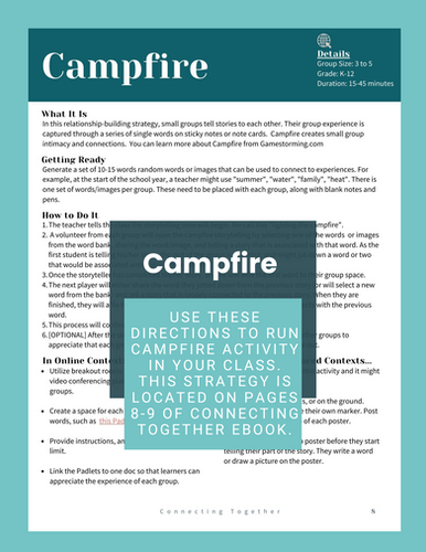 Campfire Learning Strategy | Applied Coaching