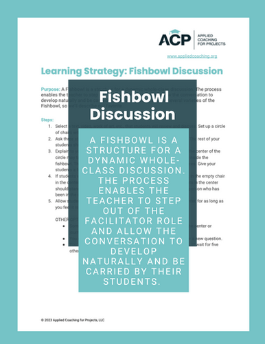 Fishbowl Discussion | Applied Coaching