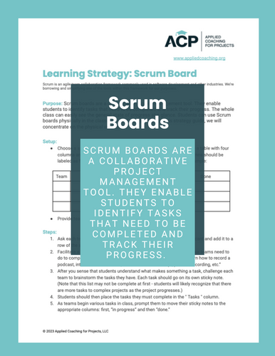 Scrum Boards | Applied Coaching