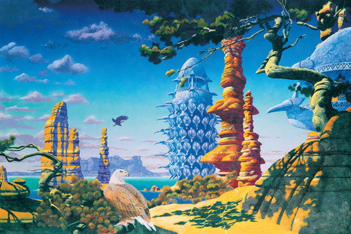 BLUE DESERT | Roger Dean