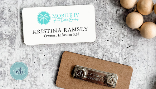 Aluminum Magnetic Name Tag | Mother Bliss Co