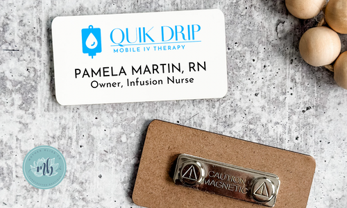 Aluminum Magnetic Name Tag | Mother Bliss Co