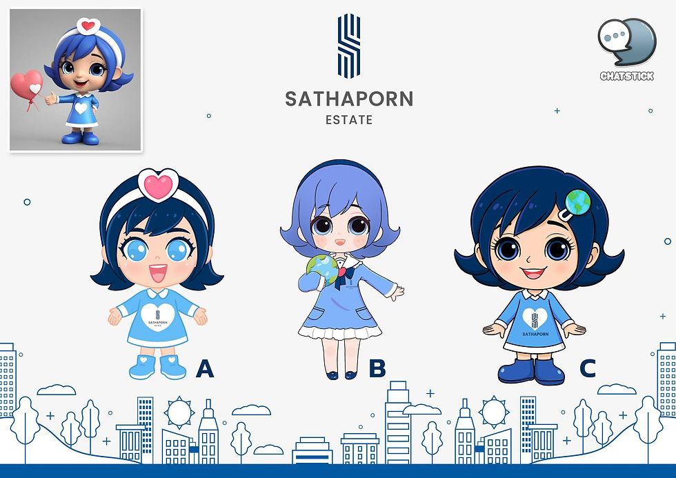 มาสคอต "Sathaporn Estate - สถาพร เอสเตท"