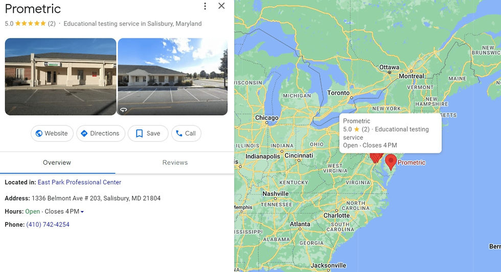 Maryland: Top 9 Prometric Test Centers For DSST Exams