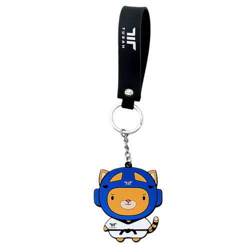 TKD Friends Strap Keychain Tiger Headgear | Tusah Official Site