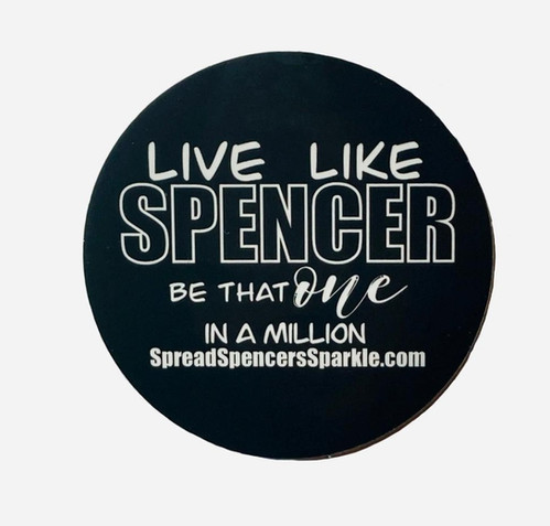 Live Like Spencer Sticker | Spencer's Sparkle