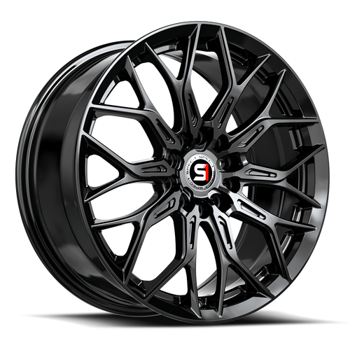 Spec-1 Racing SP-57 18X8.0 5x100 / 5x114.3 +38 Gloss Black | Econo Mags