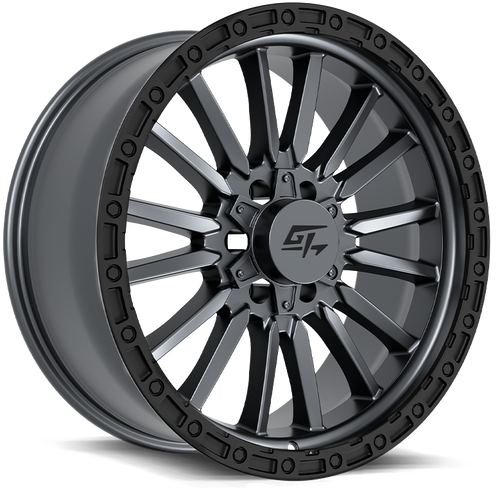GT OFF-ROAD Chamber 18x9 5x127 / 5x139.7 +12 Matte Gunmetal Centre ...